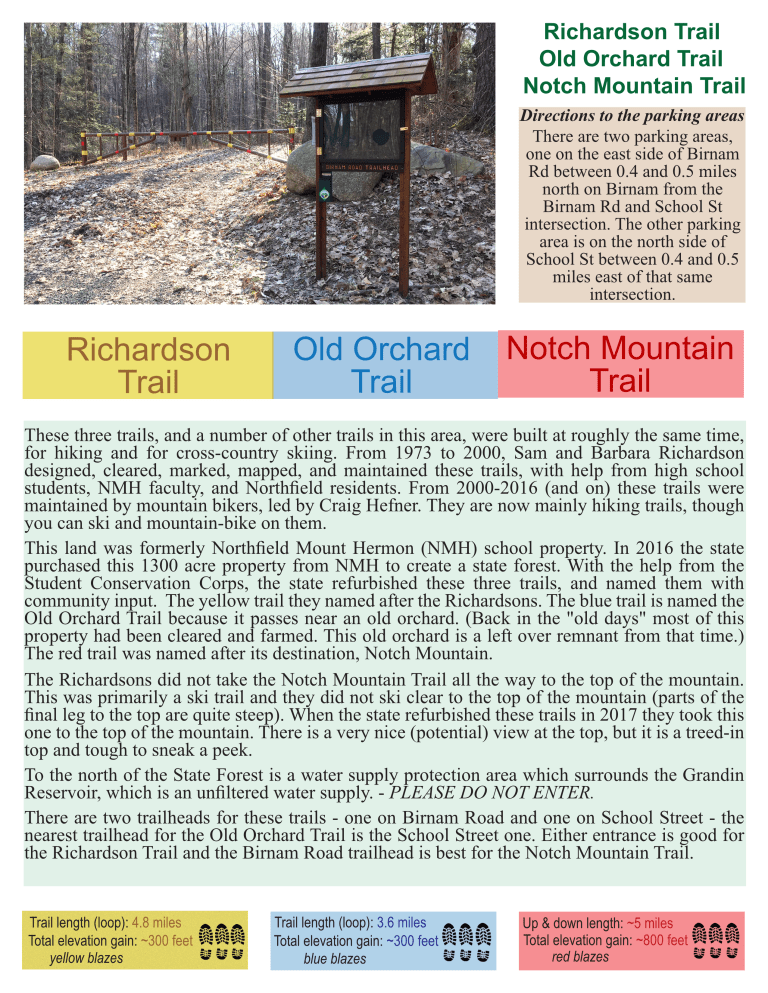 Ridge Trails – Northfield State Forest – Northfield Mass Trails